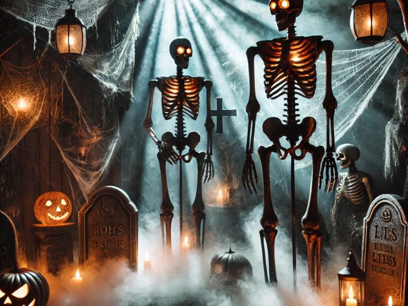 Skeleton Animatronics for Halloween - House Of Hauntz