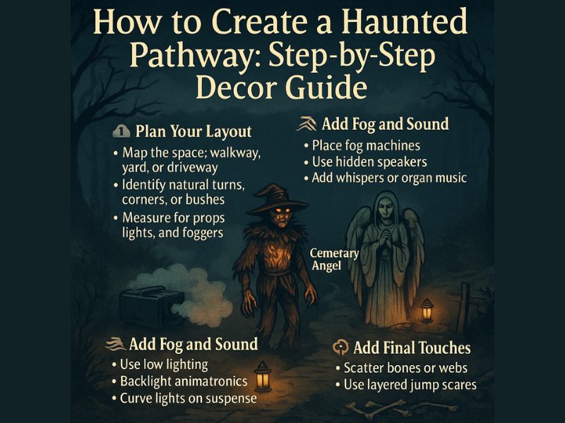 How to Create a Haunted Pathway: Step-by-Step Decor Guide - House Of Hauntz