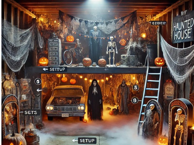 Create a Garage Haunted House - House Of Hauntz