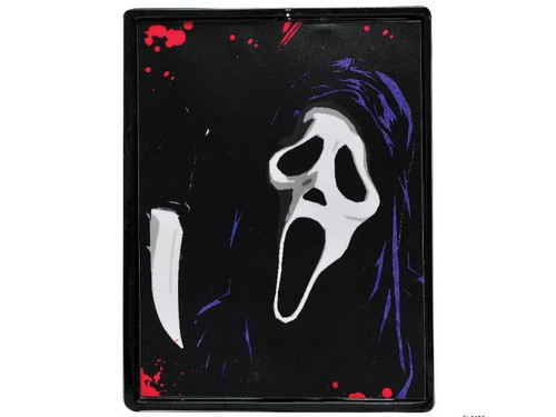 Neon Ghost Sign - Light-Up Spooky Ghost Props For Halloween