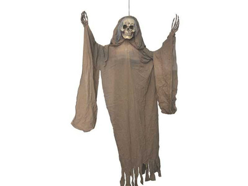 Hanging Ghoul With Light Up Eyes - Hanging Halloween Props