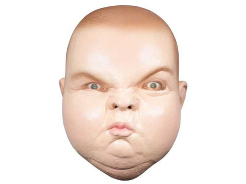 Grumpy Baby Mask - Embrace This Whimsy Halloween Mask!