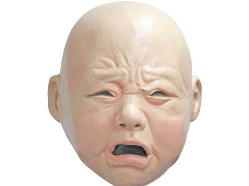 Crying Baby Mask - Funny Halloween Masks For Sale!