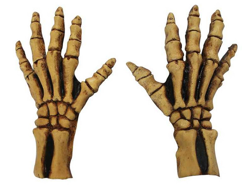 Skeleton Hand Gloves Adult | Realistic Halloween Accessories