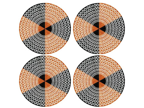 Spider Jumbo Display Fan | Set of 4 | Halloween Decor