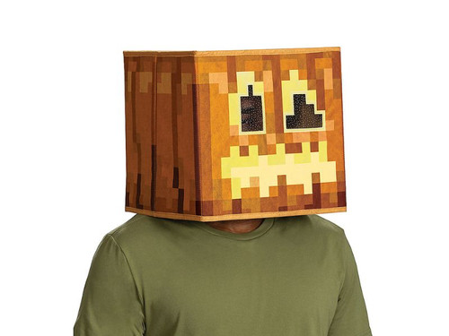 Minecraft Anniversary Jack O Lantern Block Head Mask