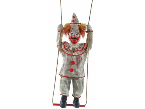 Swinging Clown Prop | Glowing Eyes And Spooky Sounds