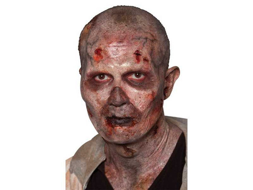 Stage 2 Zombie Prosthetic - Realistic Foam Latex Mask