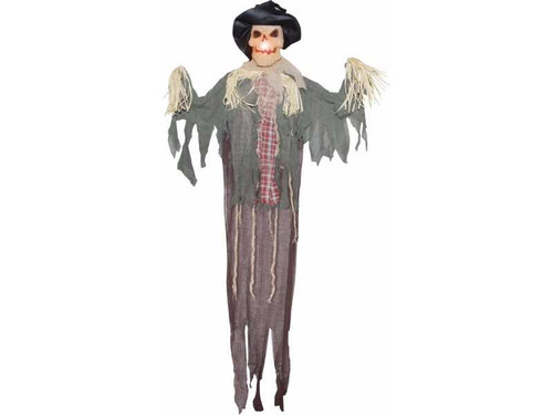 6 Ft Animated Scarecrow | Halloween Haunted House Props