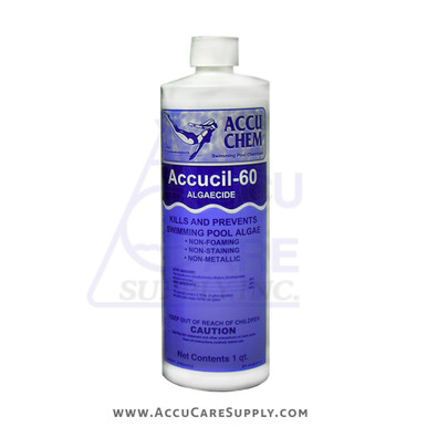 ACCUCIL 60 (POLY 60) ALGAECIDE QT :c12 - Accu-Care Supply Inc