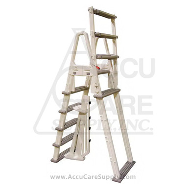 A-FRAME LADDER WITH BARRIER - Accu-Care Supply Inc