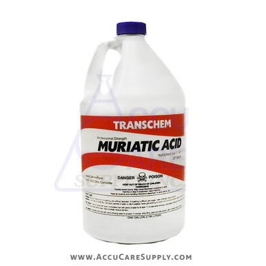 MURIATIC ACID 1 GAL :c4 - Accu-Care Supply Inc
