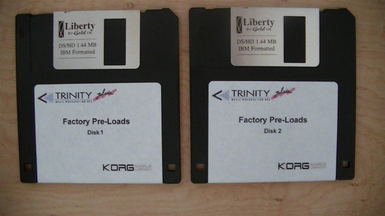 Korg Trinity Trinity Plus And Pro Factory Pre Load Disks