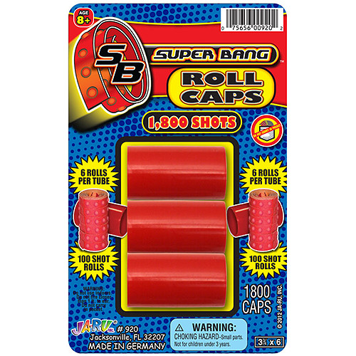 Super bang roll caps - 1800 Shots - ReplicaWeaponry.com