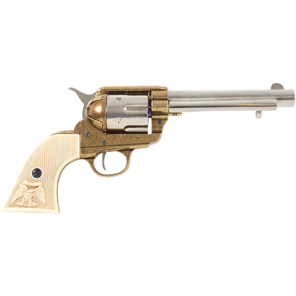 Denix M1869 Schofield Single Action Western Replica Revolver Nickel ...