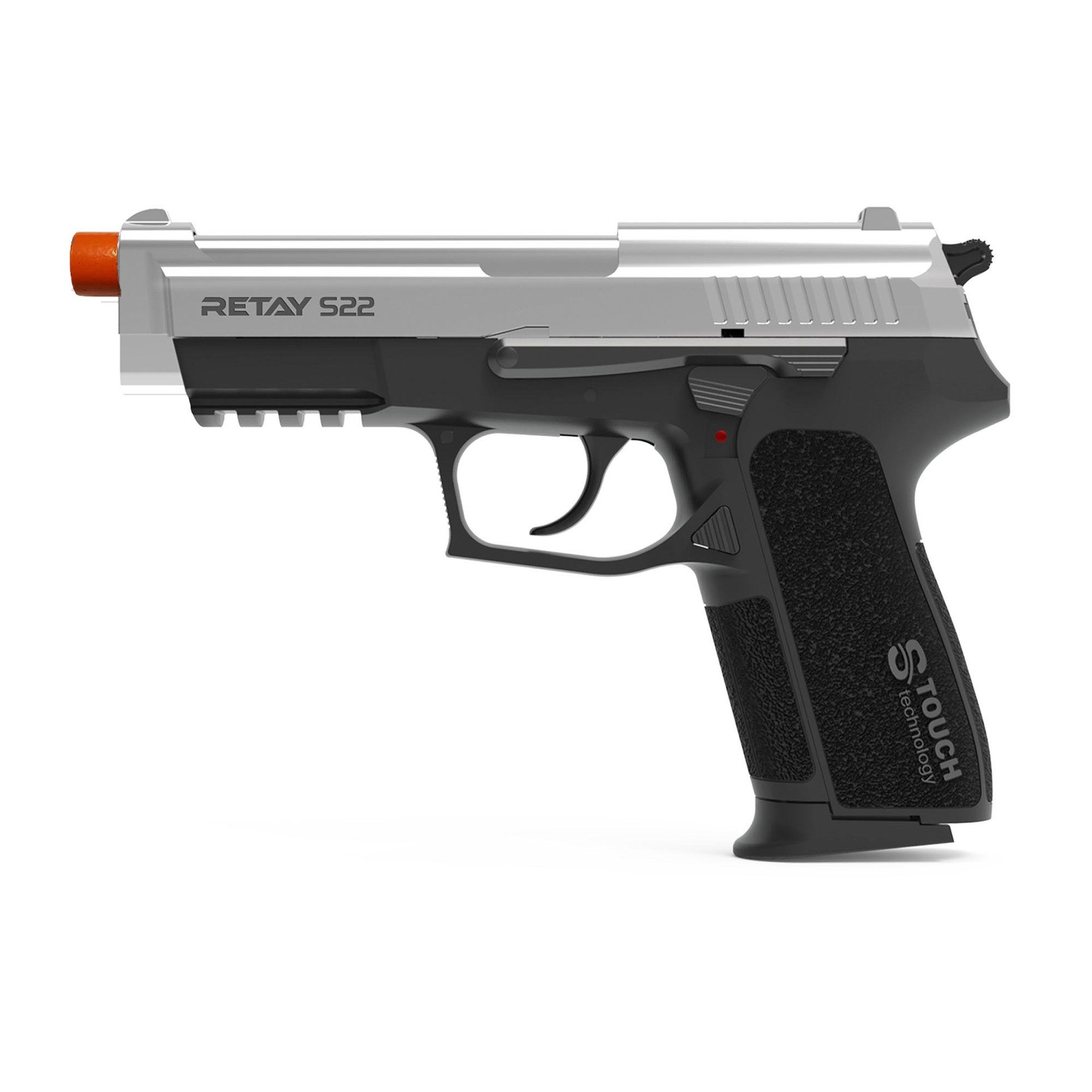 Retay XR Blank Pistol 9MM PAK Nickel (matte) - ReplicaWeaponry.com