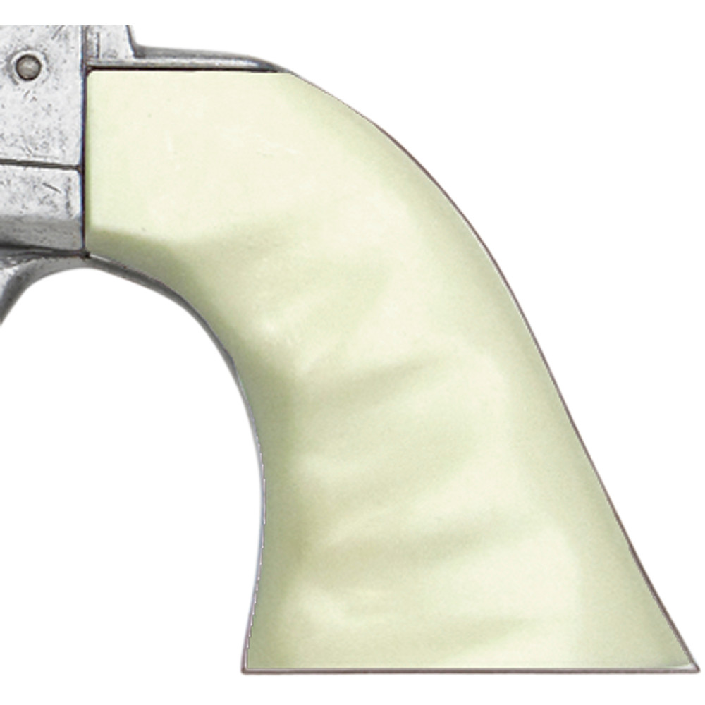 Denix Western M1873 Replica Revolver - Ivory Finger Groove Grips ...