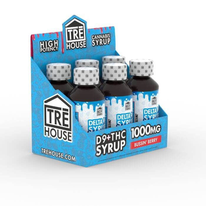 Tre House Delta 9 THC Syrup Bussin Berry | VapeRanger Wholesale
