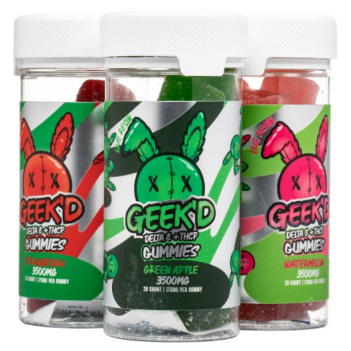 GEEK’D Delta 8 - THC-P Gummies Live Resin | VapeRanger Wholesale