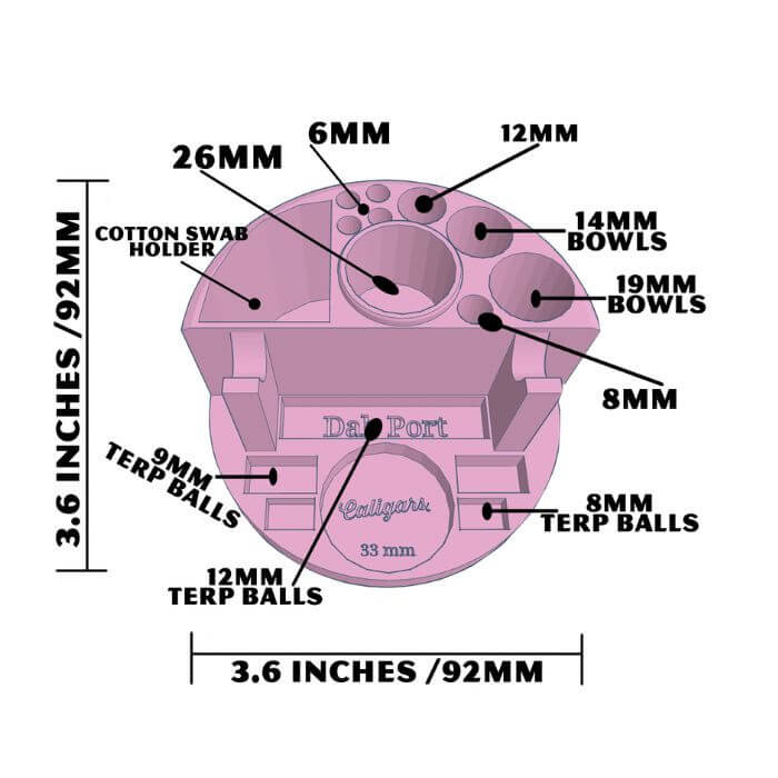 Caligars Dab Tool Stand Round | VapeRanger Wholesale