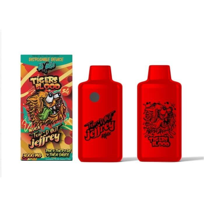 Hixotic Trap'D Out Jeffrey PHC - THC-P - Delta 8 - 9 - THCV Disposable ...