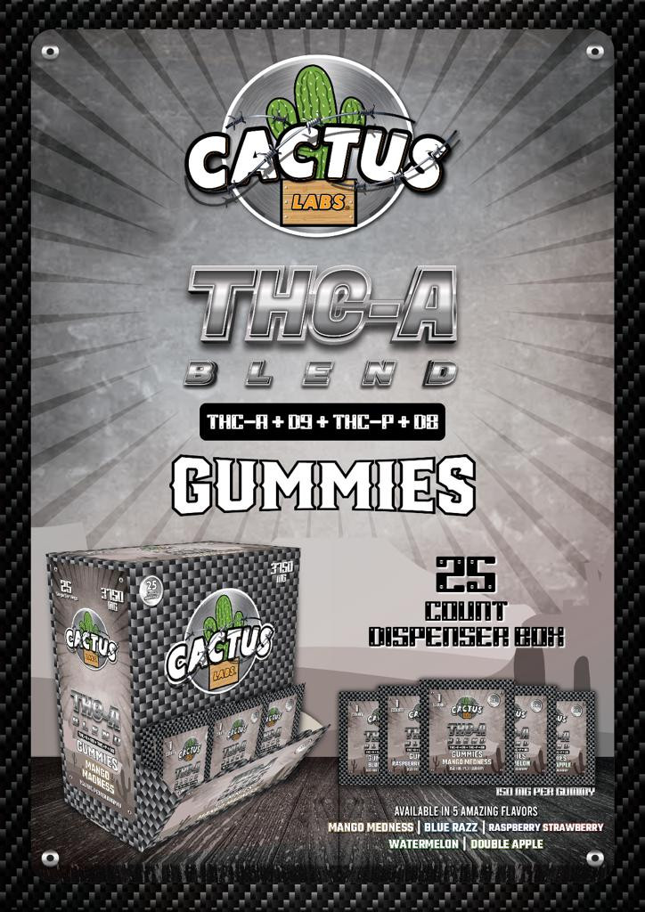 Cactus Labs Blend THCA Gummies | VapeRanger Wholesale