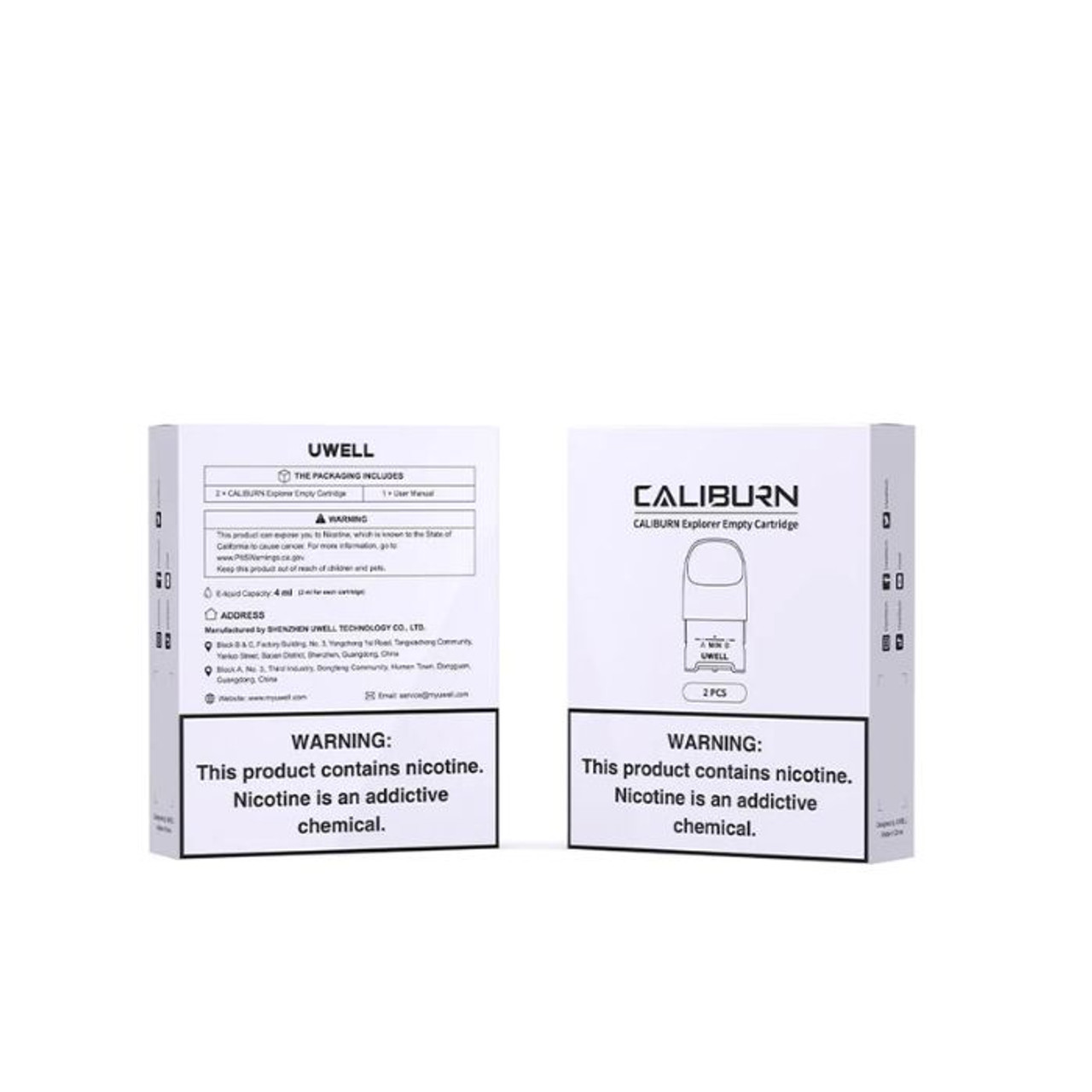 Uwell Caliburn Explorer Empty Replacement Pod Vaperanger Wholesale