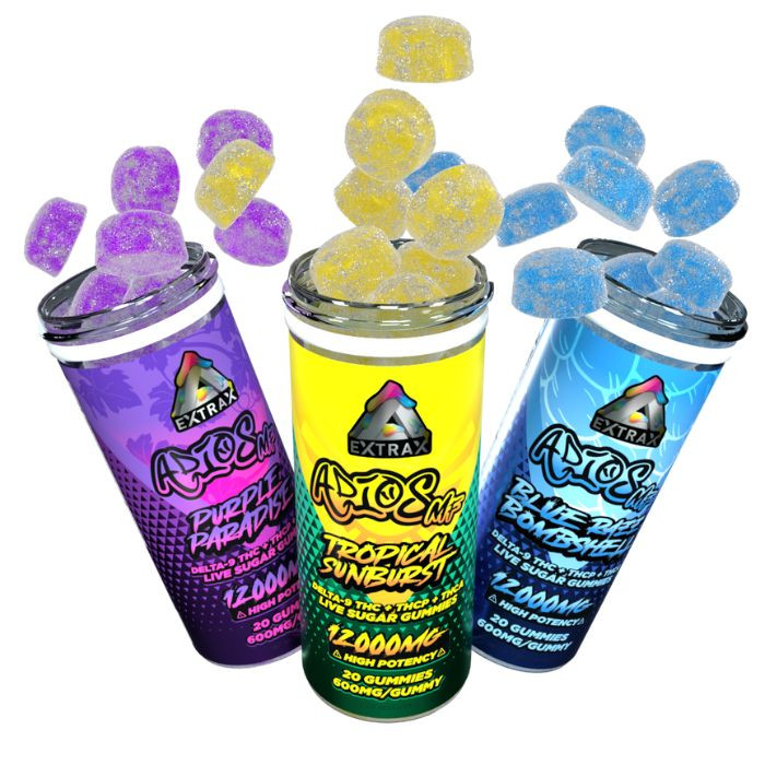 Delta Extrax Adios MF Live Sugar THC-A Gummies 12000MG | Vaperanger ...