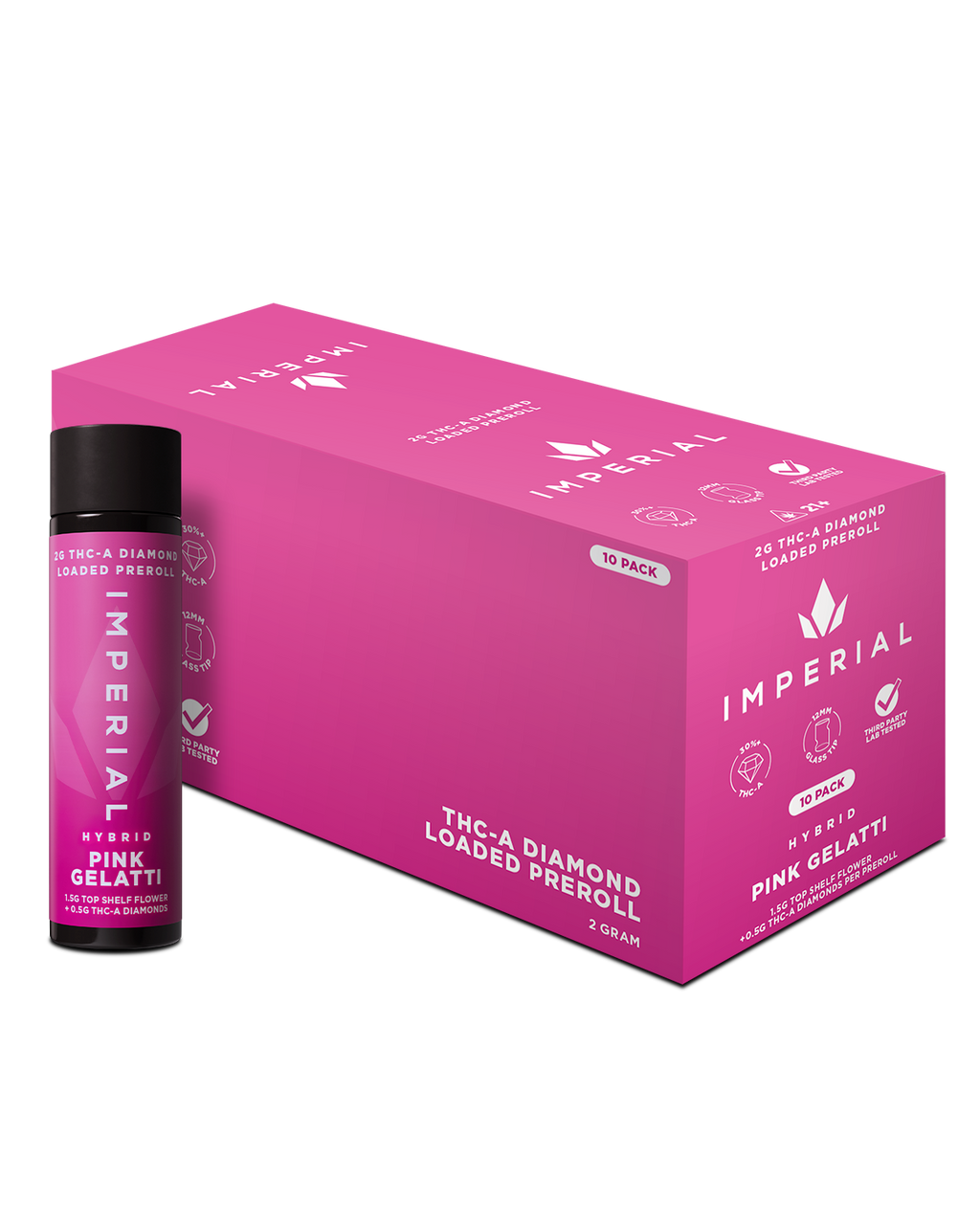 Imperial Loaded THC-A Pre Rolls 2G