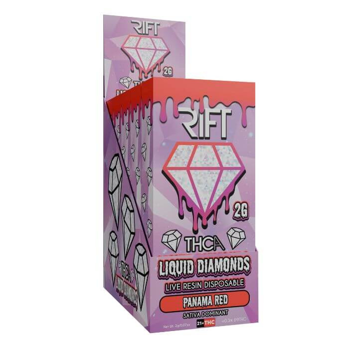 Rift Liquid Diamonds Live Resin THC-A Disposable Vape 2G