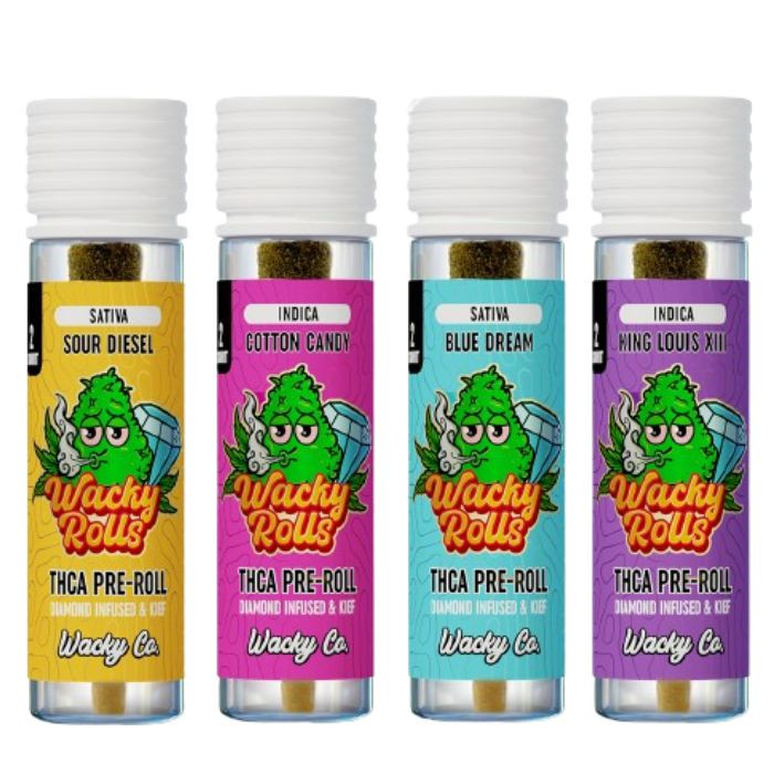 Wacky Rolls THCA Pre Rolls 0.5G | VapeRanger Wholesale