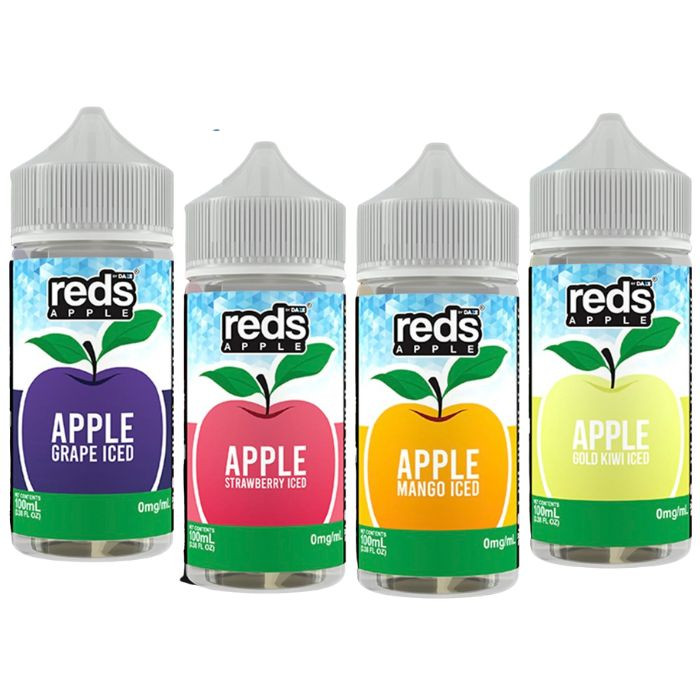 7 Daze Reds Apple Iced E-Liquids | Vaperanger Wholesale