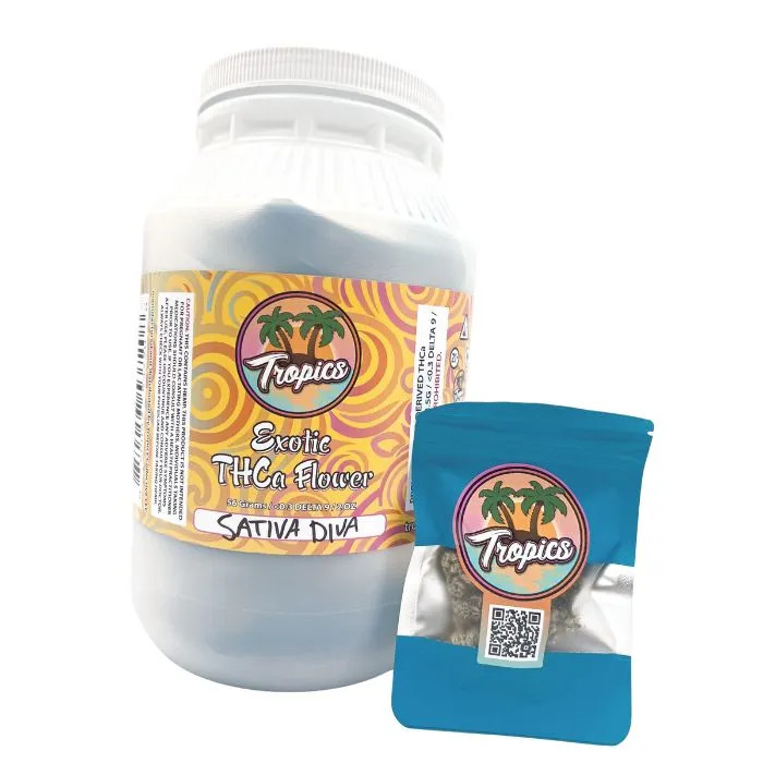 Tropics Exotic 8th Individual Bags THC-A Flower | Vaperanger Wholesale