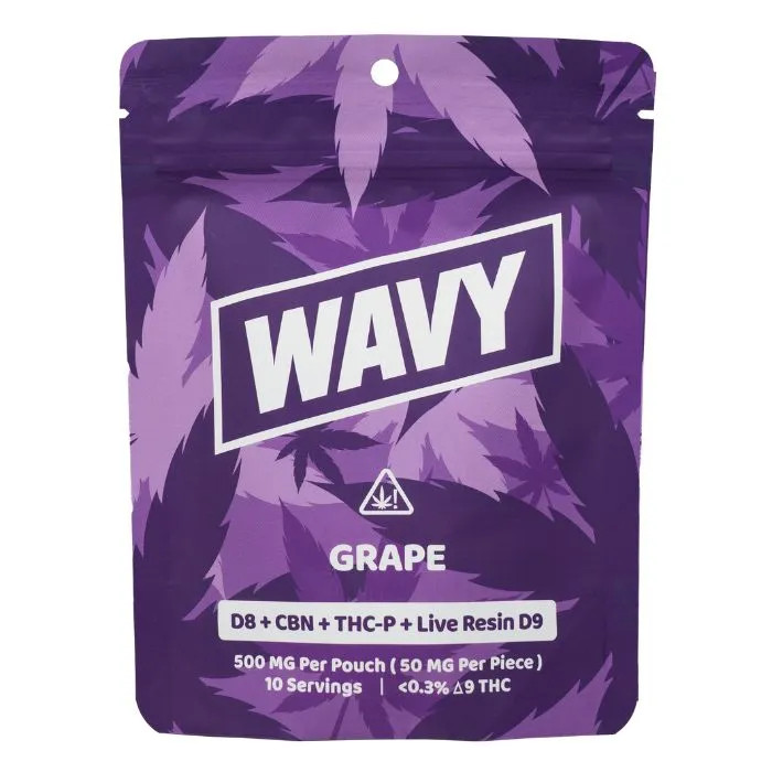 Wavy Delta 8 Gummies Pouch | Vaperanger Wholesale