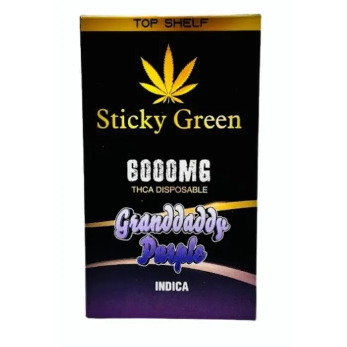 Sticky Green Top Shelf Disposable 6G THCA | VapeRanger