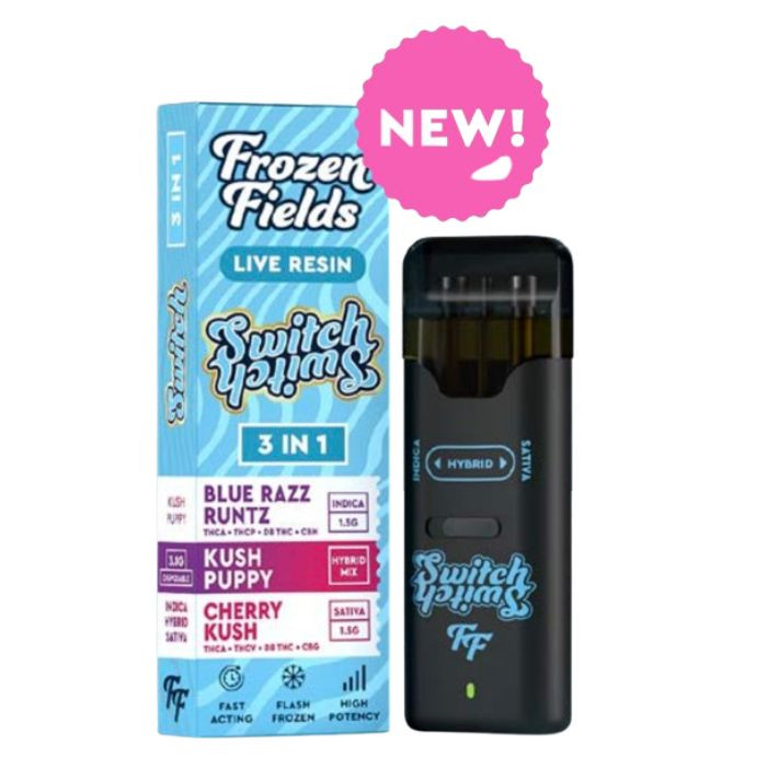 Frozen Fields Switch 3 in 1 THC-A Vape 3.5G | VapeRanger