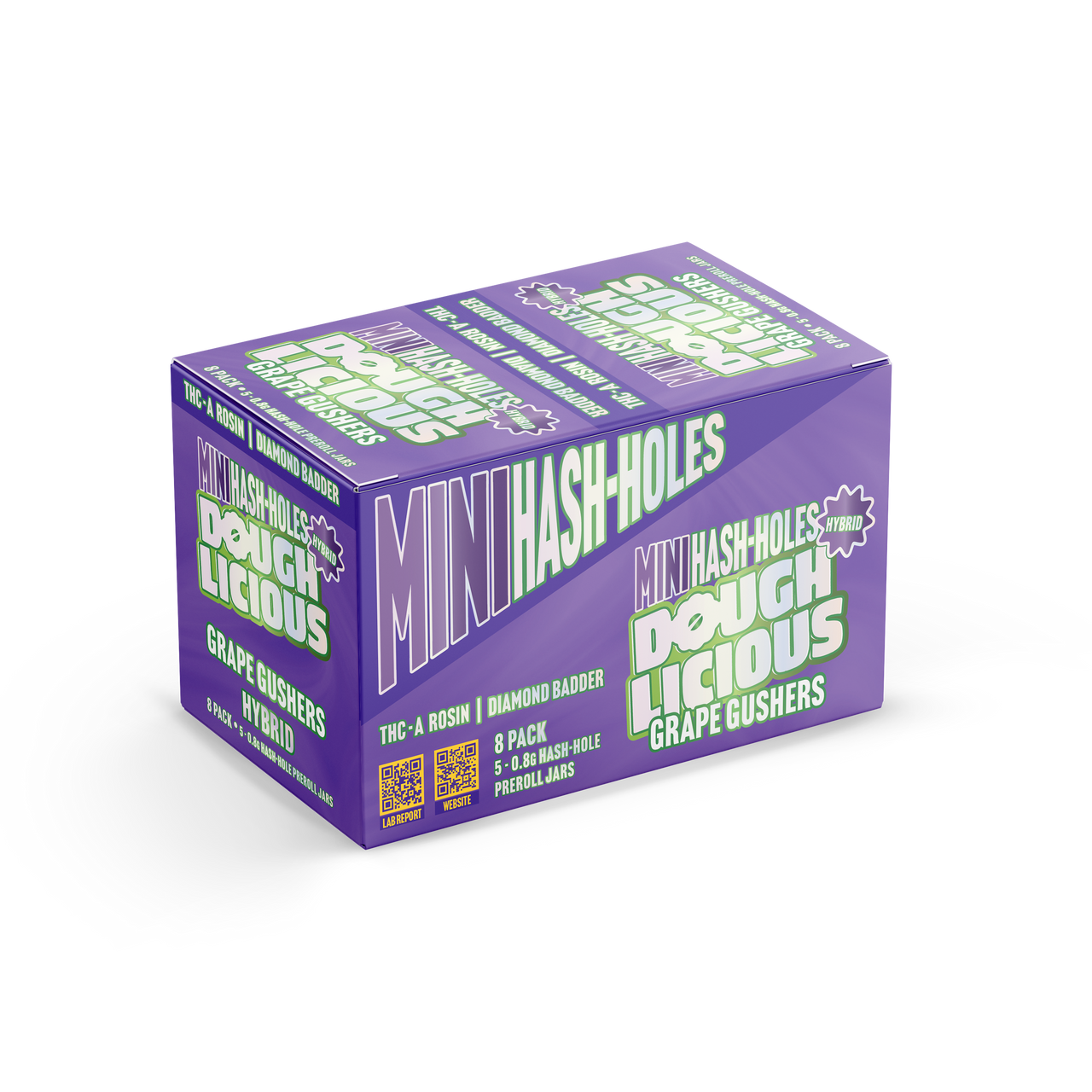 Doughlicious Mini Hash-Holes 8pk Display | VapeRanger