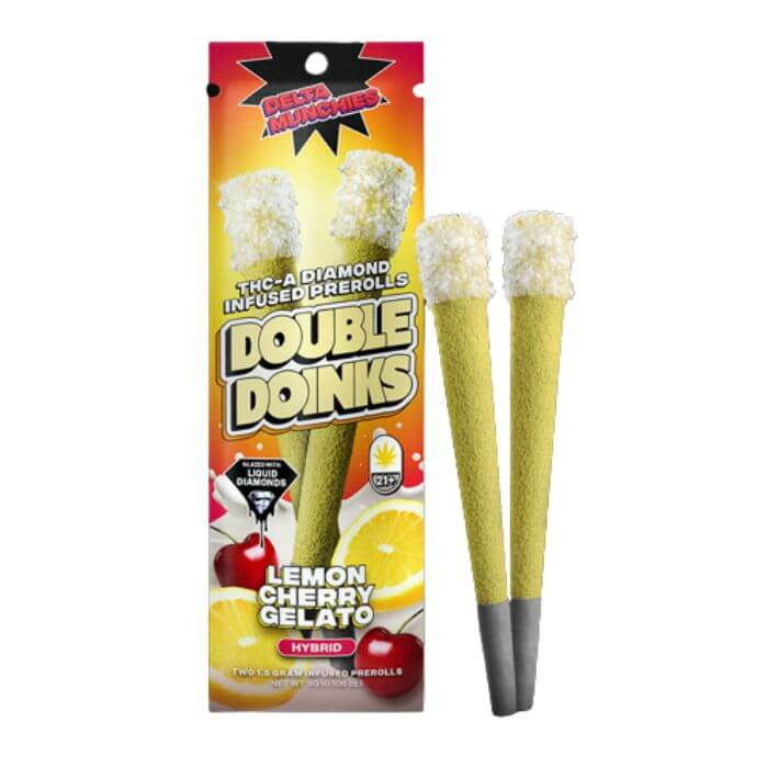 Delta Munchies THCA Pre Roll Double Doinks 1.5G | VapeRanger Wholesale