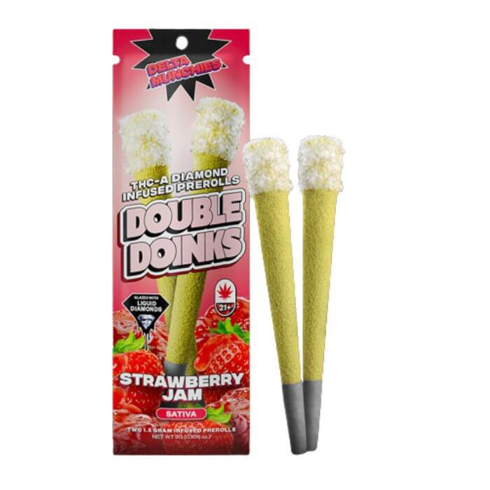 Delta Munchies THCA Pre Roll Double Doinks 1.5G | VapeRanger Wholesale