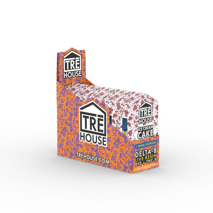 Tre House Delta 8 THC Cartridge Live Resin | VapeRanger Wholesale