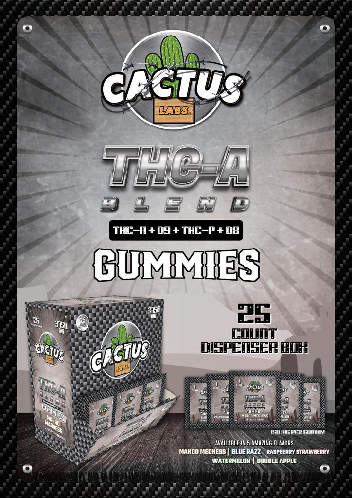 Cactus Labs THCA Blend Gummies | VapeRanger Wholesale