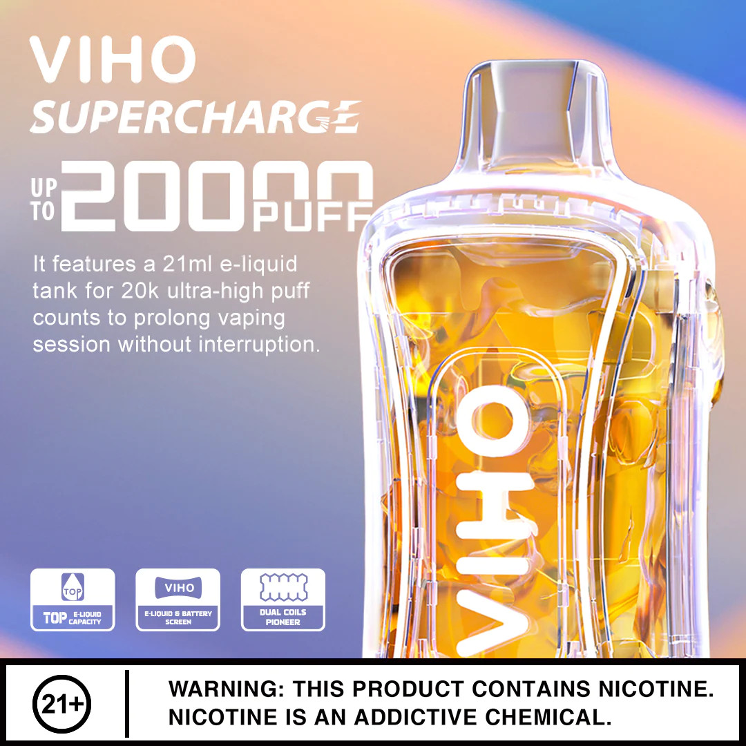 VIHO Supercharge Vape 20K | VapeRanger Wholesale