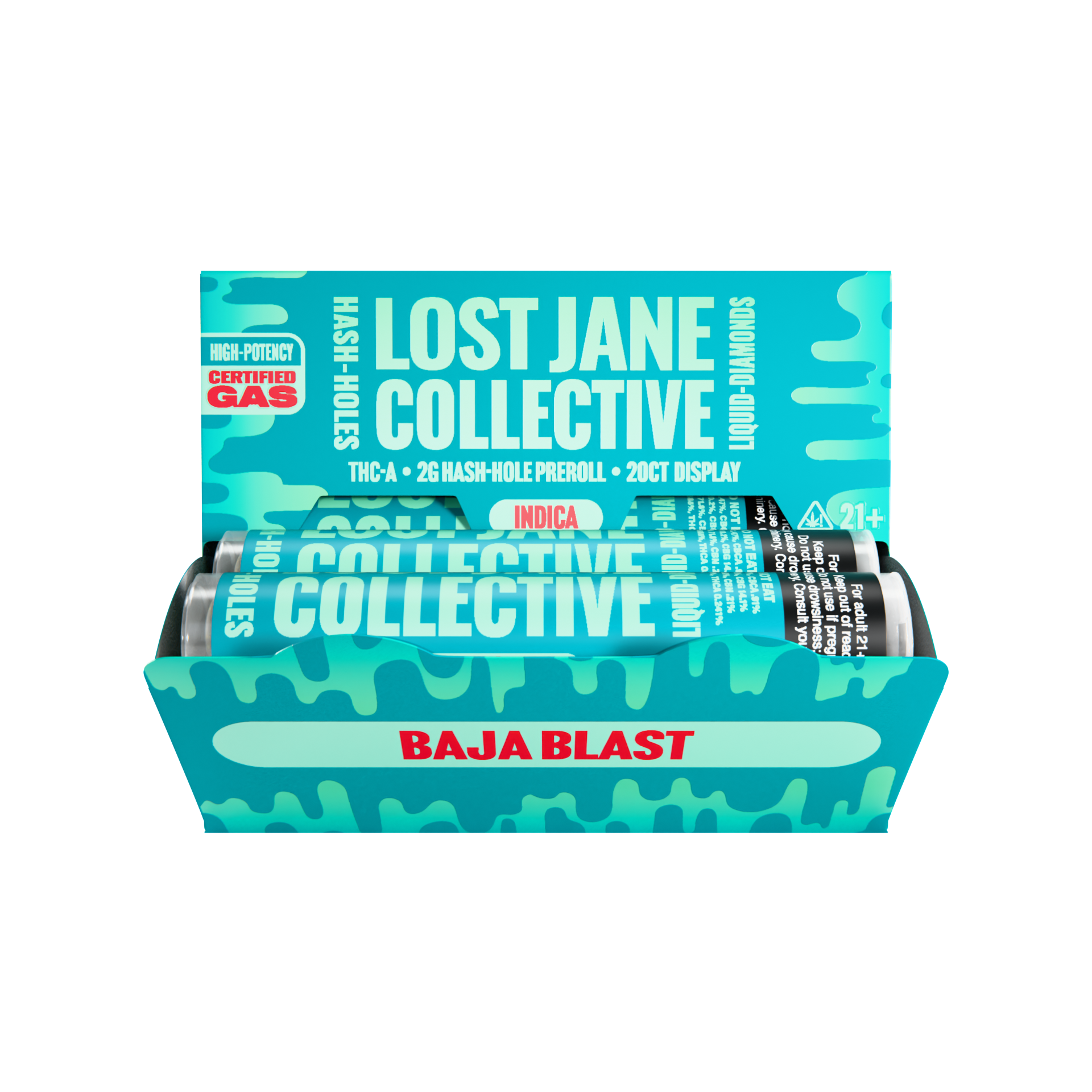 Lost Jane THC-A Hash Holes 20ct Display | VapeRanger