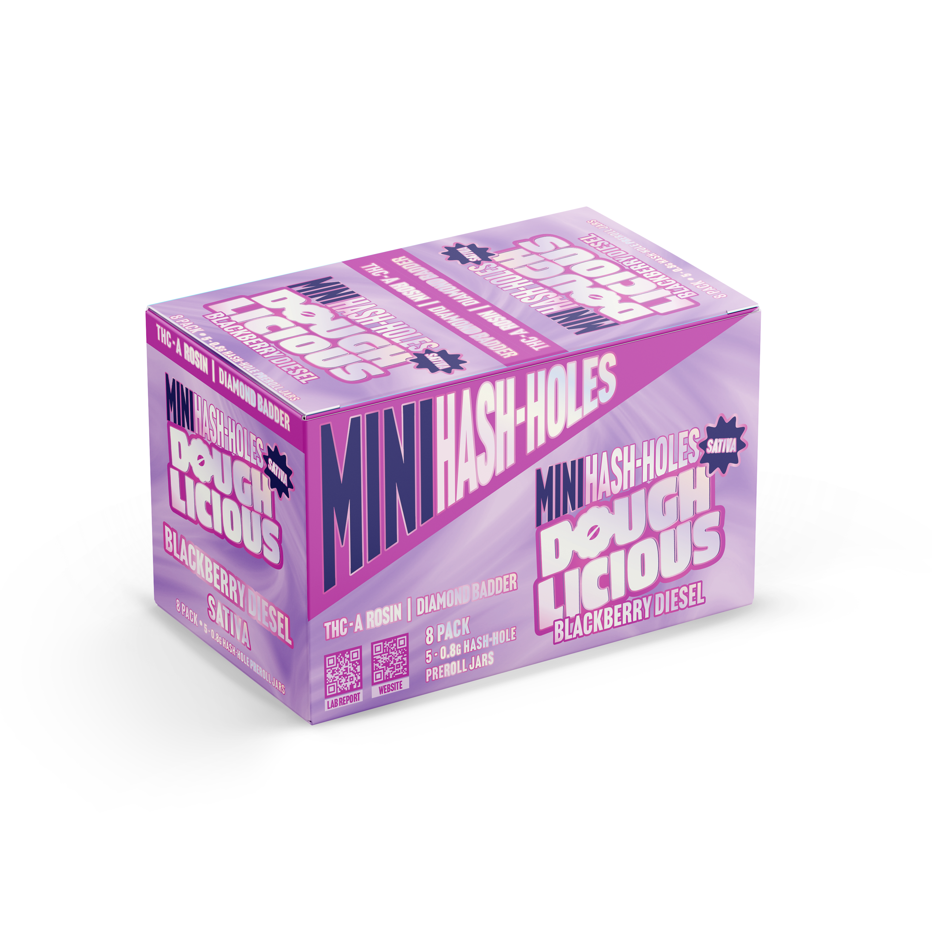 Doughlicious Mini Hash-Holes 8pk Display | VapeRanger