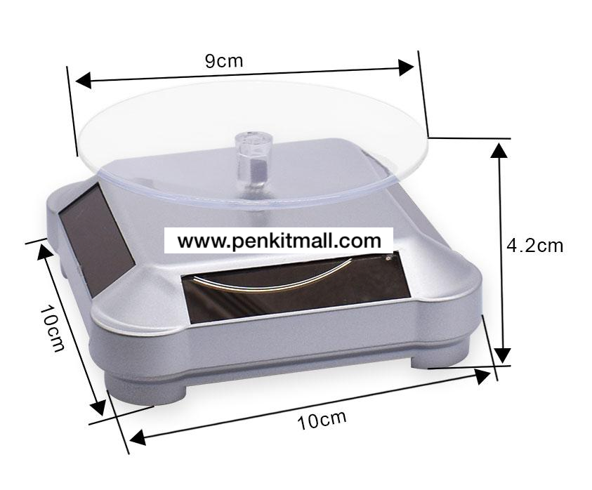 Solar / Battery Pen Revolving Showcase - Pen Kit Mall