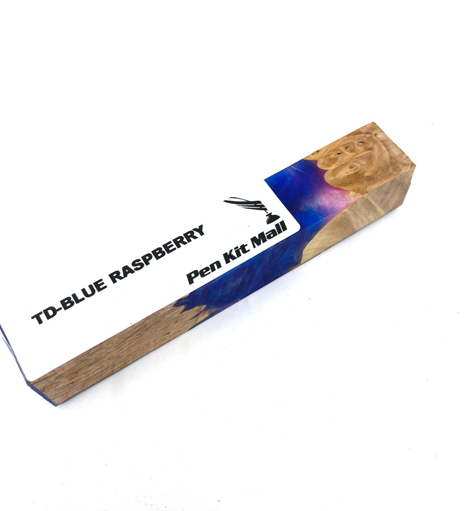 Turning a Dream Hybrid Pen Blanks "BLUE RASPBERRY" - Pen Kit Mall