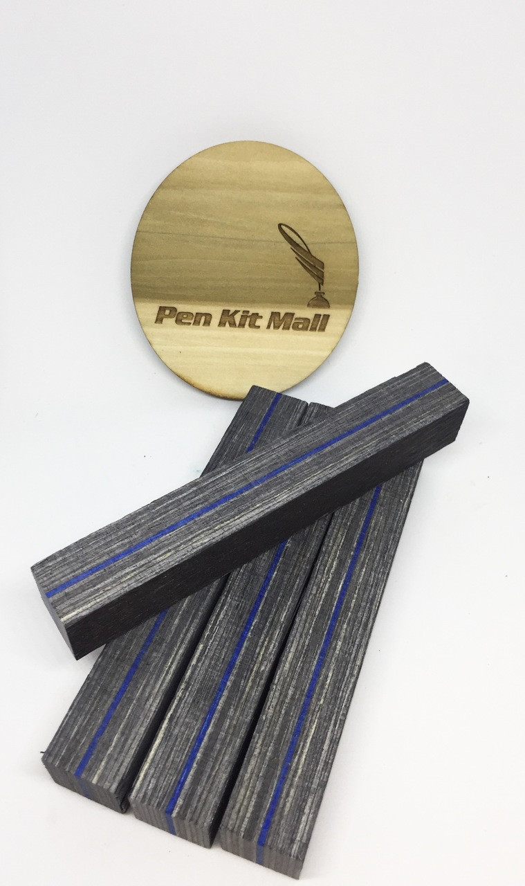SPECTRAPLY THIN BLUE LINE PEN BLANK - Pen Kit Mall