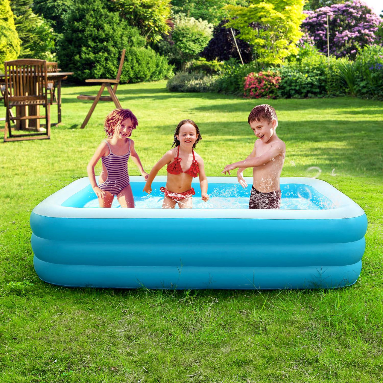 CoolWorld™ 10 x 6-Foot Inflatable Swimming Pool - Pick Your Plum