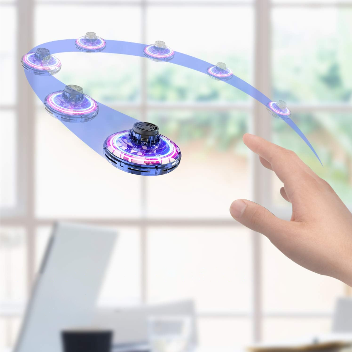 Hand-Operated Flying Mini Drone (2-Pack) - Pick Your Plum