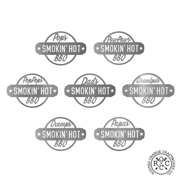 Personalized Smokin' Hot BBQ Sign - Pick Your Plum